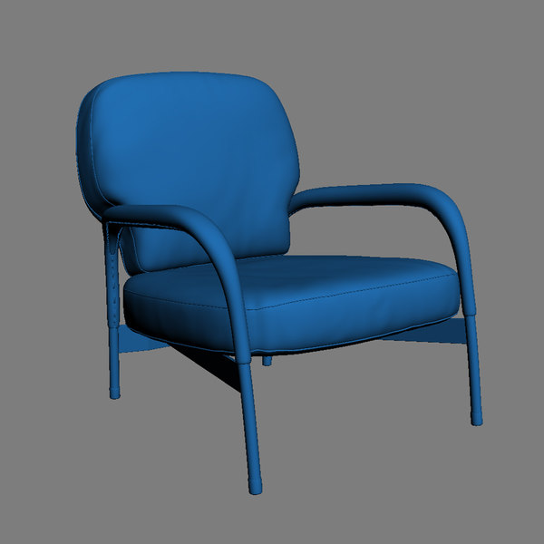 3d brooks loungechair model
