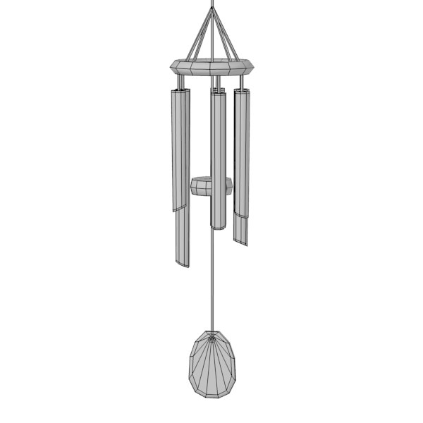 wind chimes 3d model