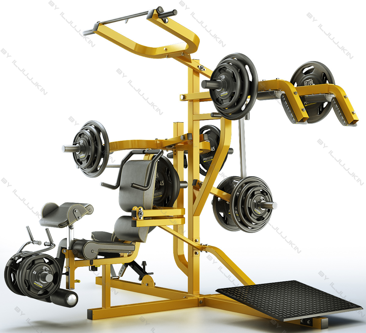 powertec wb-ms10 workbench multi 3d model