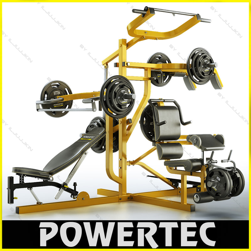 powertec wb-ms10 workbench multi 3d model