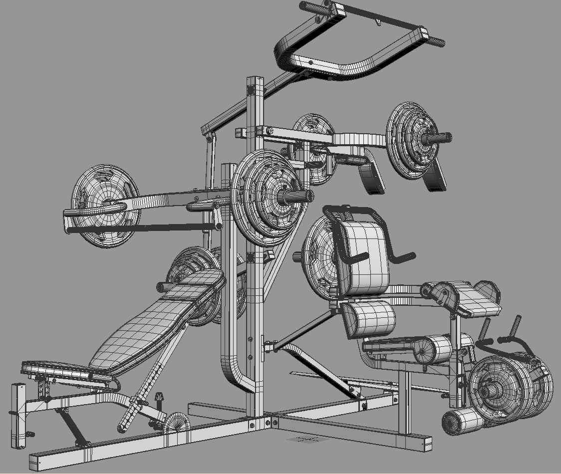 powertec wb-ms10 workbench multi 3d model