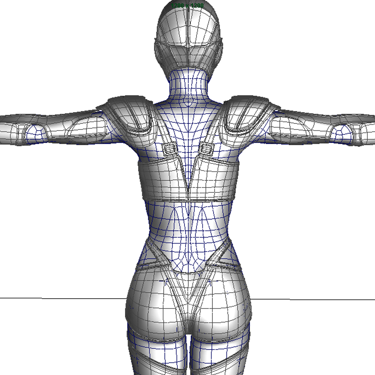 maya sci-fi fantasy armor