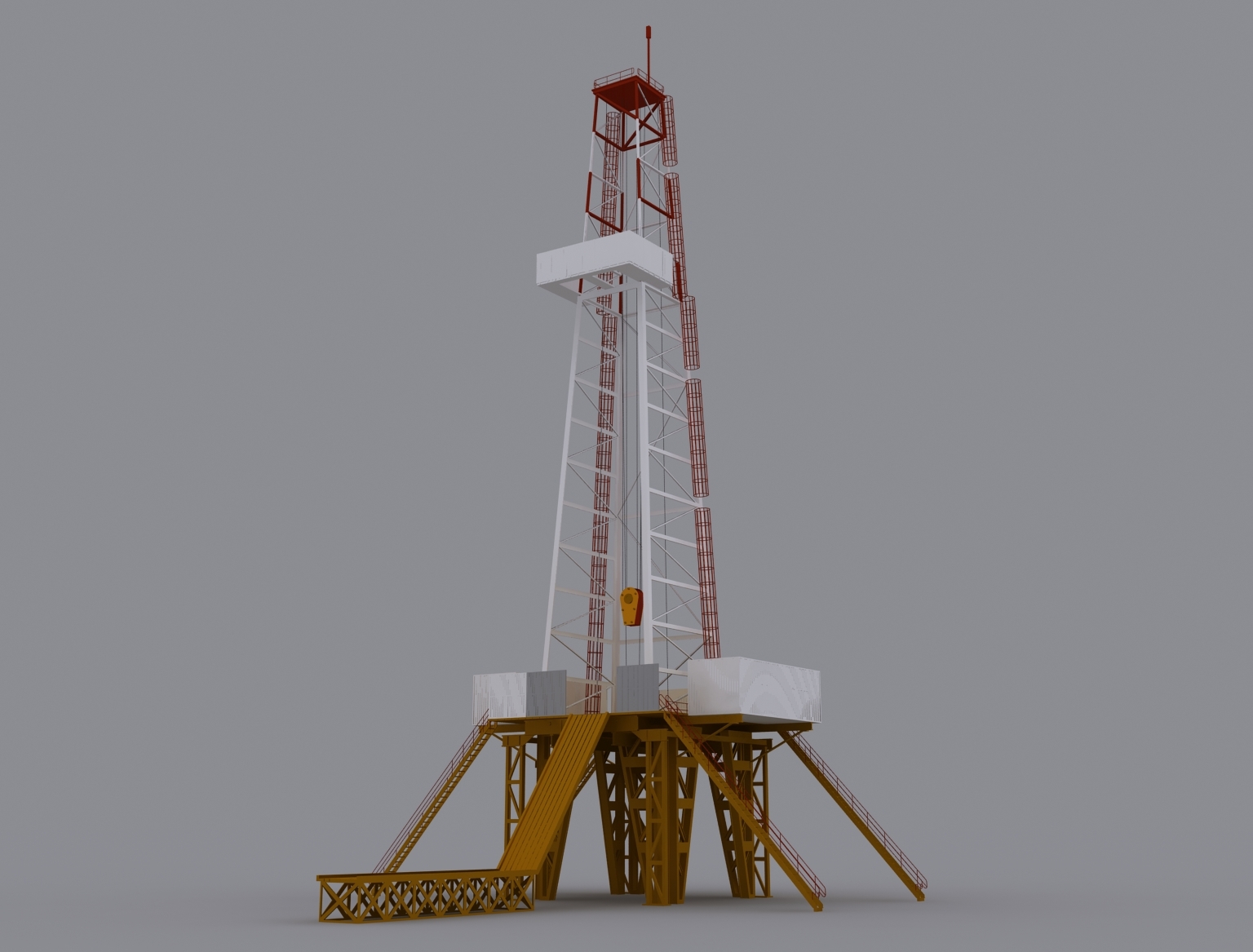 3ds max drilling rig