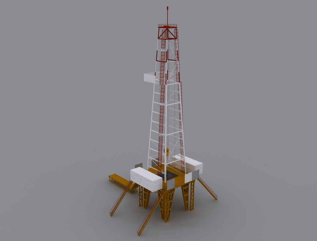 3ds max drilling rig