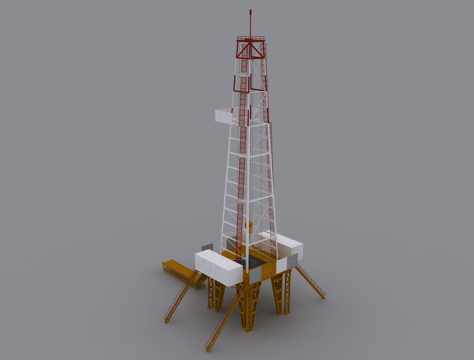 3ds max drilling rig