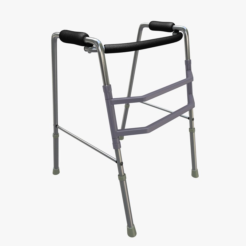 walker walking frame 3d c4d