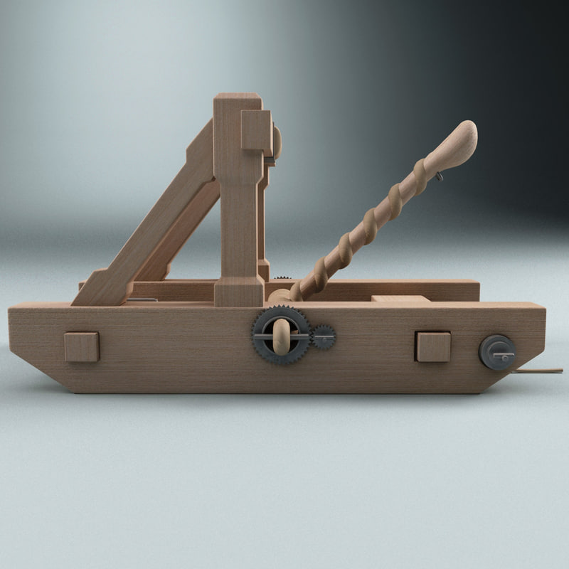 catapult v1 3d obj