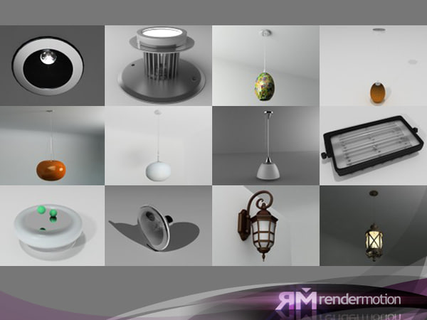 3ds max lamps d3 lighted