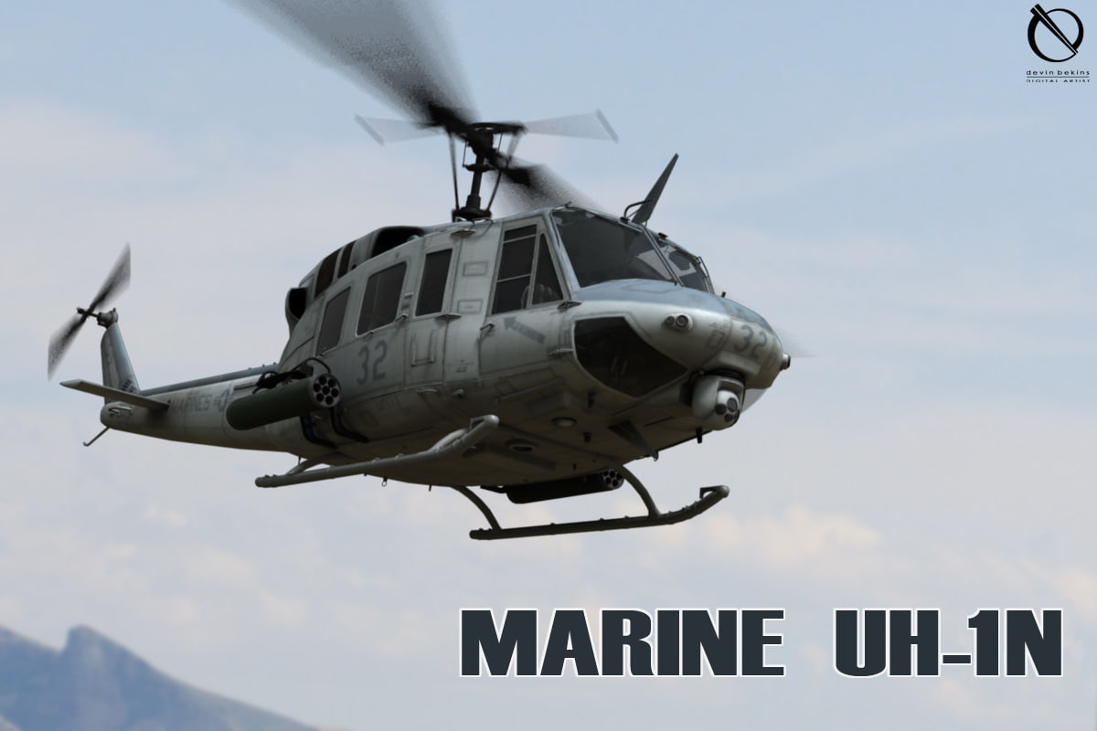 3d uh-1n b212