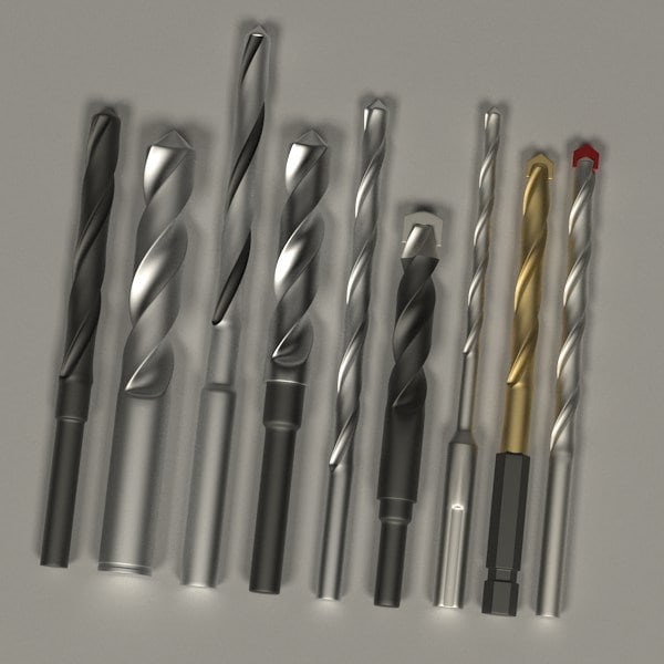 Drill Bit 3D Models for Download | TurboSquid