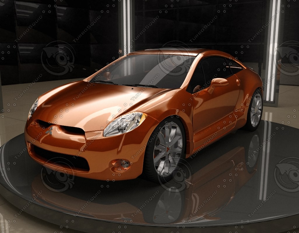 3d eclipse car model