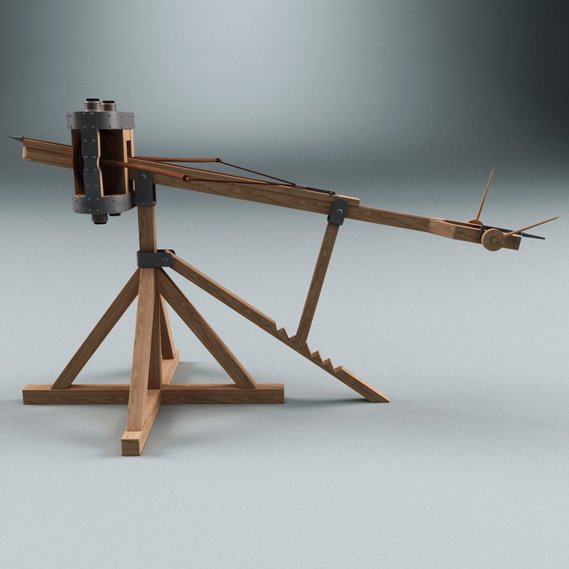 3d model rome ballista scorpion