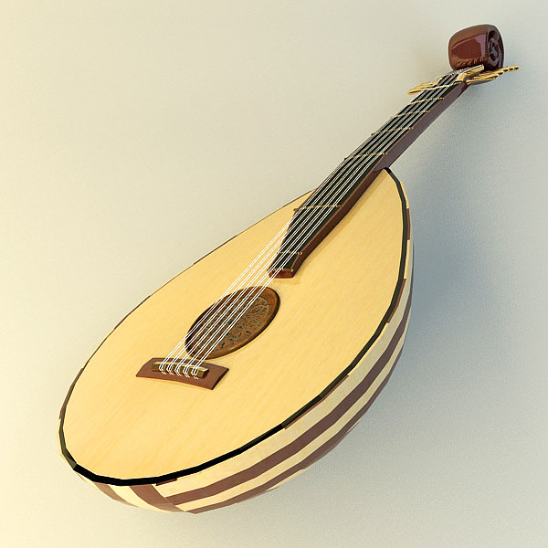 alaúde Modelo 3D - TurboSquid 581018