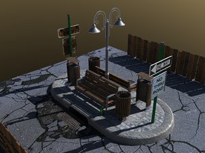 Free 3D Sidewalk Models | TurboSquid