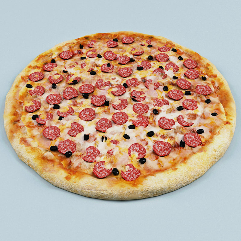 pizza v2 3d model