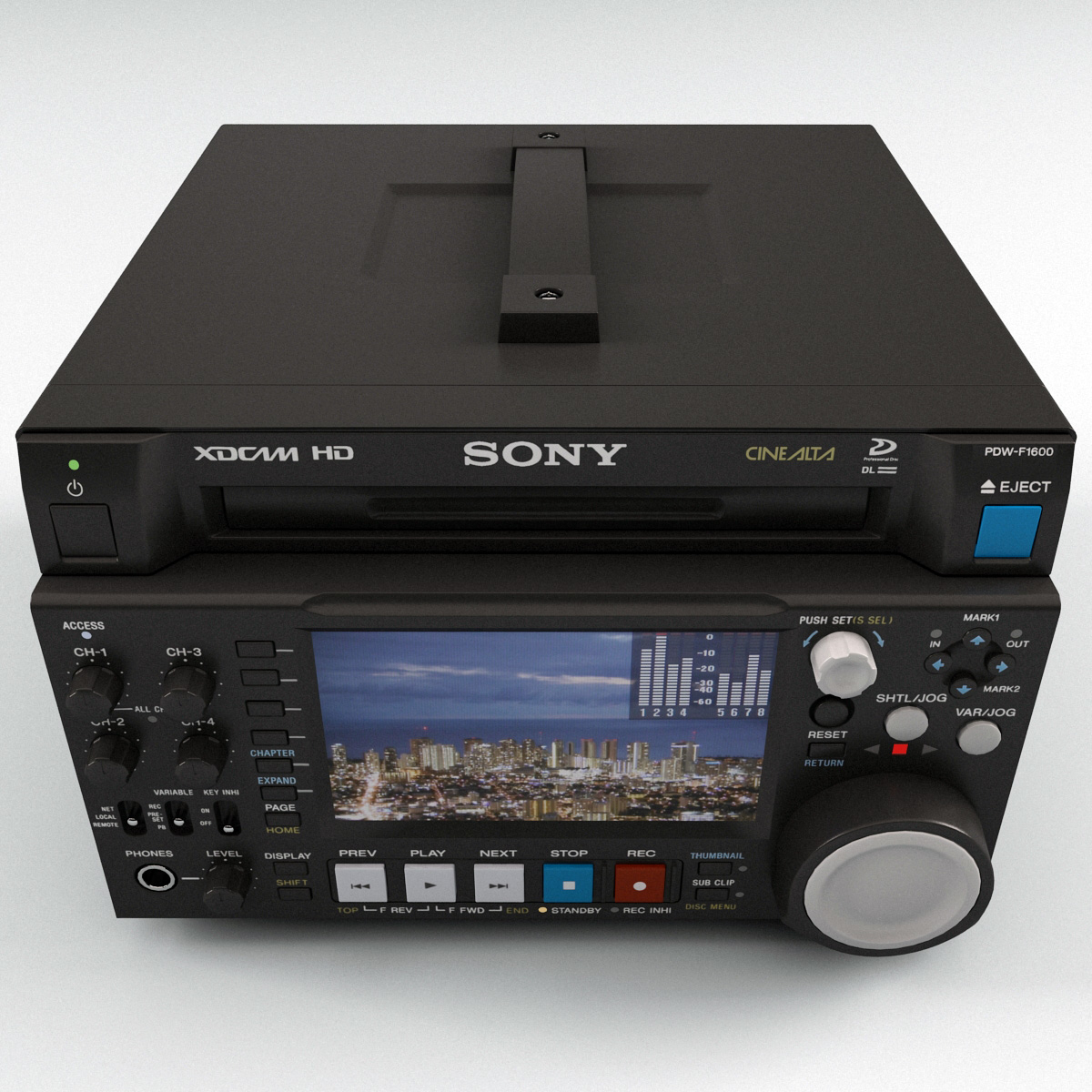 sony pdw-f1600 xdcam recording 3ds