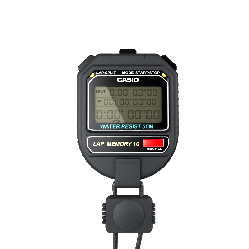 3d casio stopwatch model