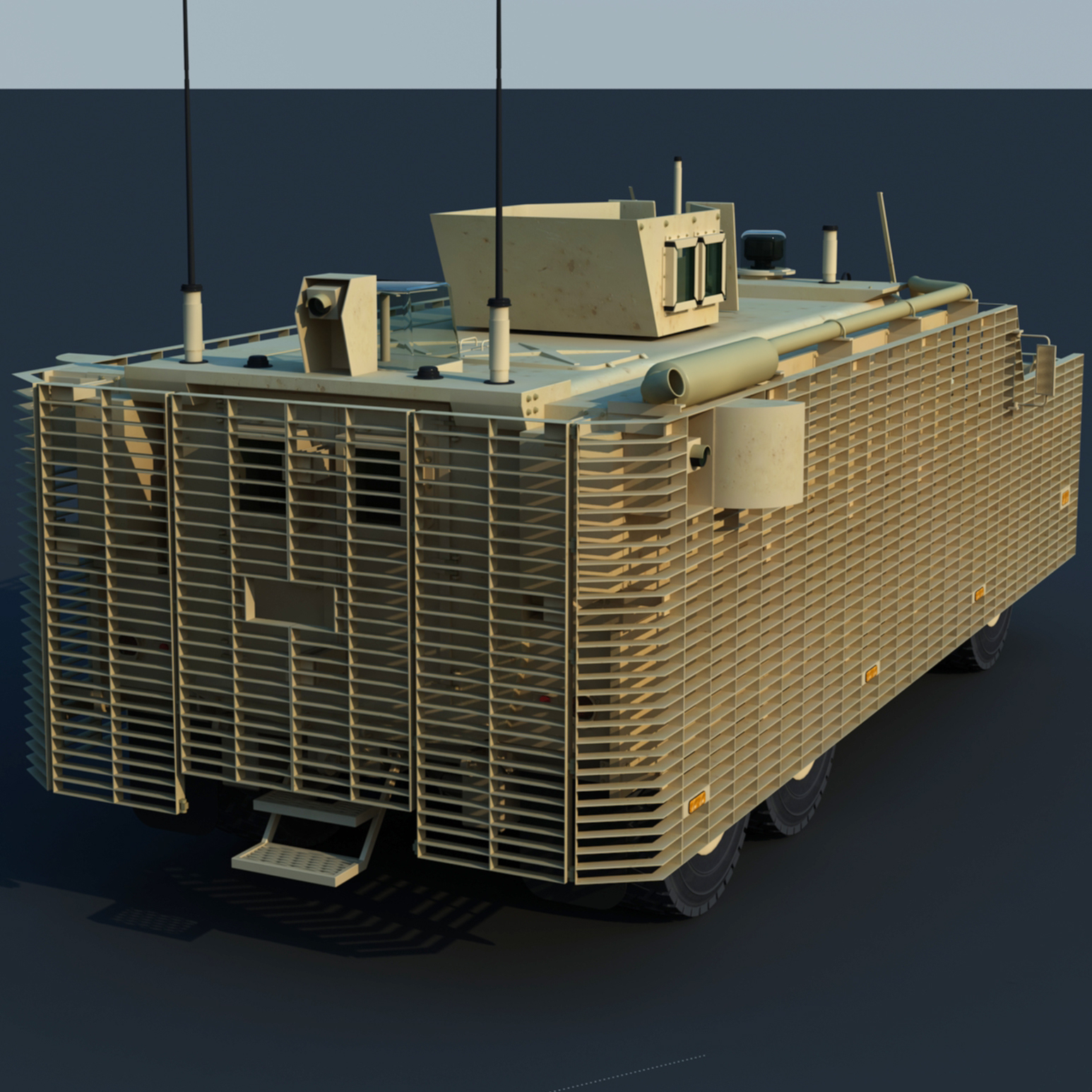 british resistant vehicles 3d model