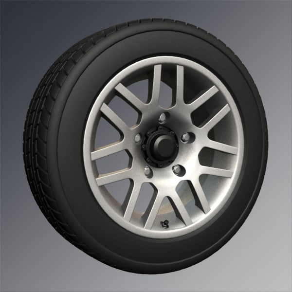 3d model wheels