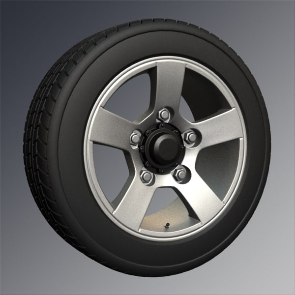 3d model wheels