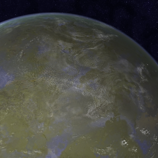 acidic planet earth class 3d model