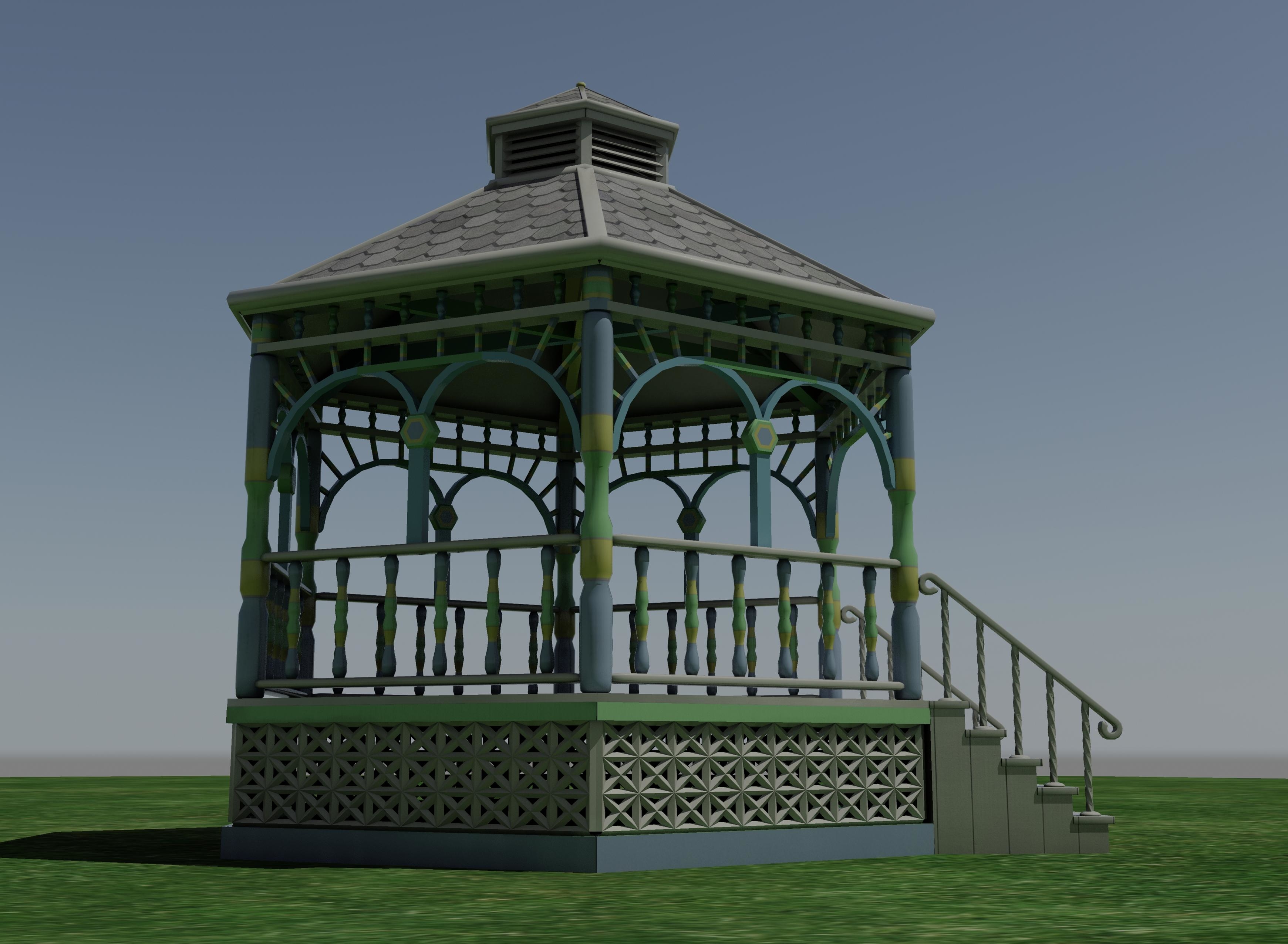 3d model gazebo