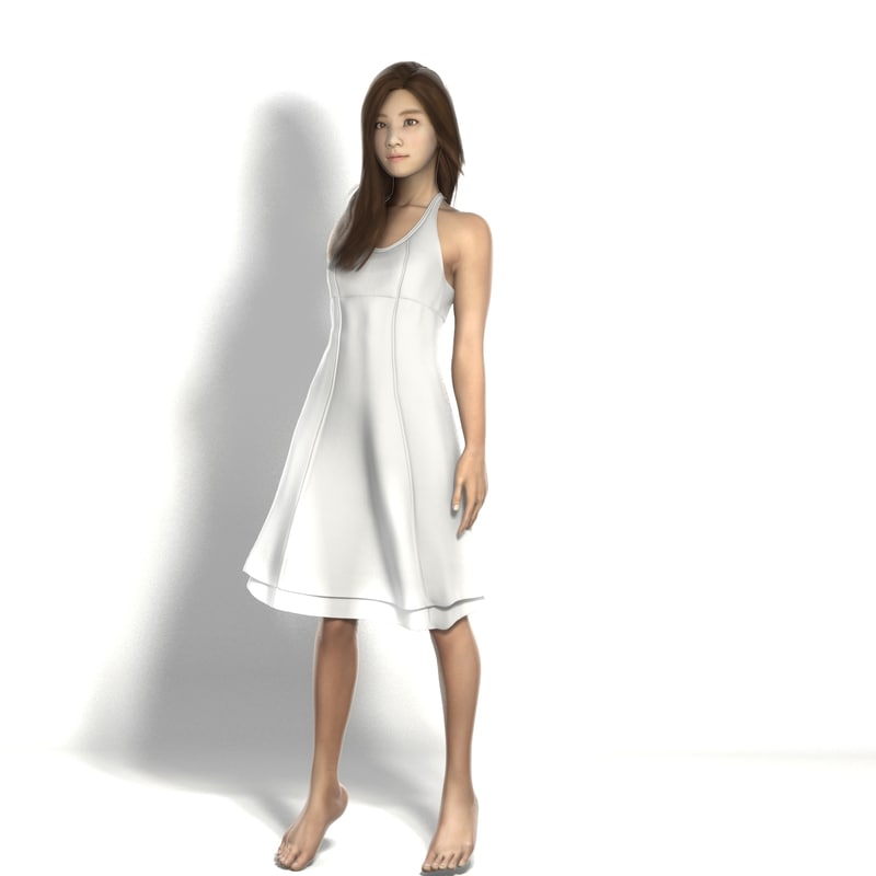 3d Dress Asian