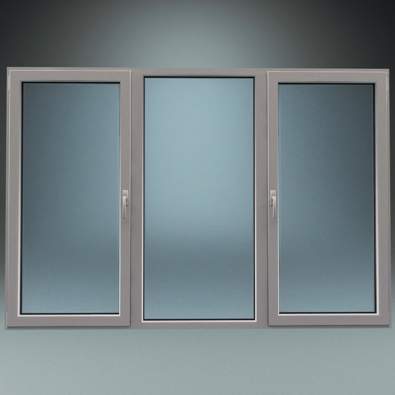 plastic window v3 3d model