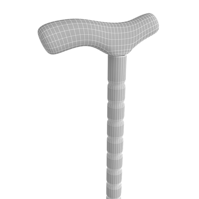 3ds modelled cane