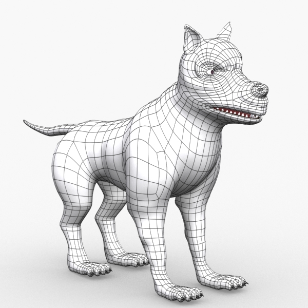 3d model dog