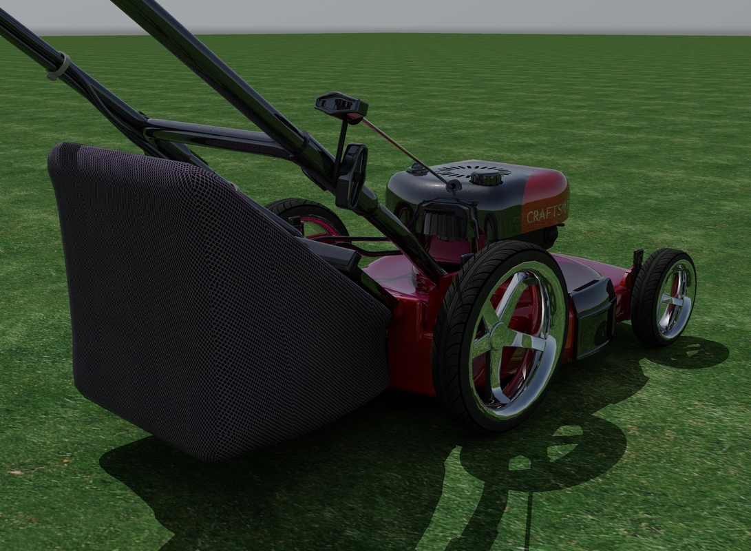 lawn mower 3d max