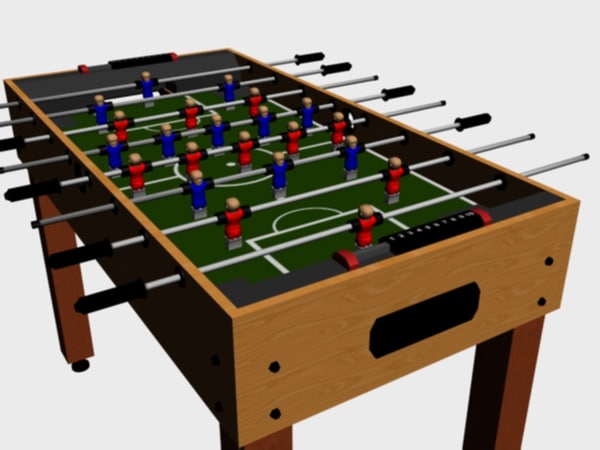 Foosball 3D Models for Download | TurboSquid