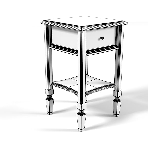 3d classic night stand model