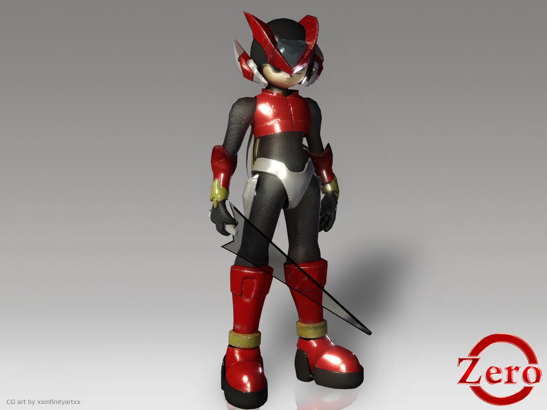 3d megaman zero model