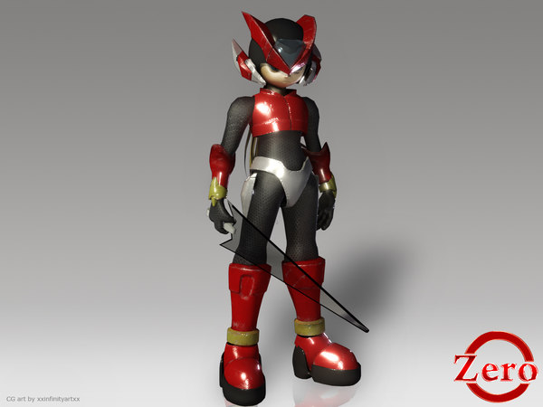 3d megaman zero model