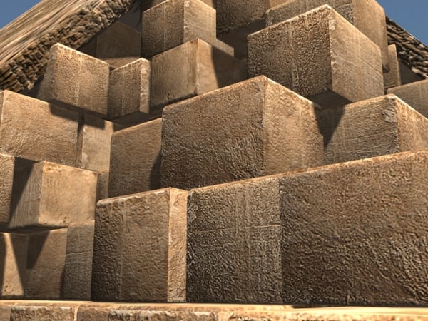 3d obj great pyramid