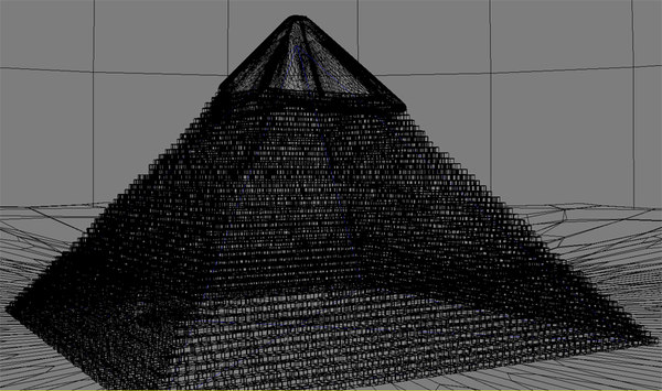 3d obj great pyramid