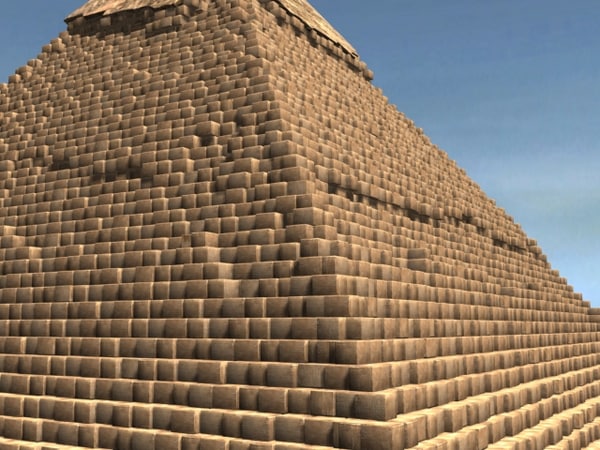 3d obj great pyramid