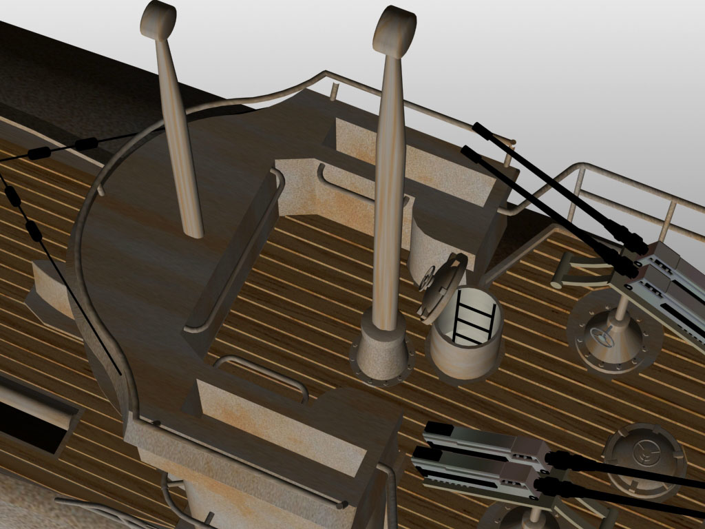 3d model u-boat submarine