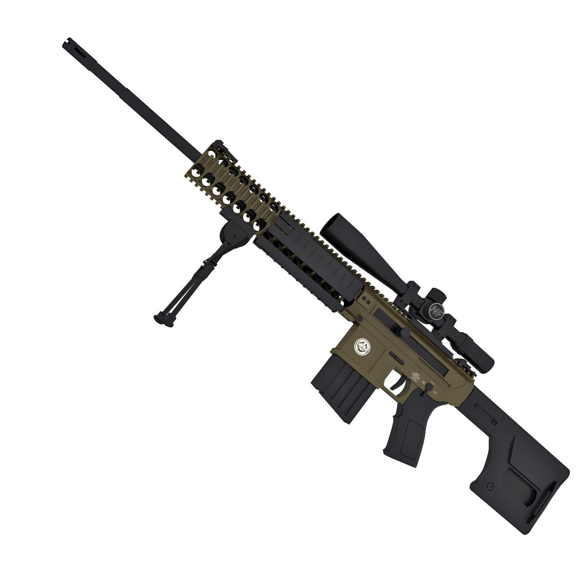 lwrc sabr rifles sniper 3d 3ds