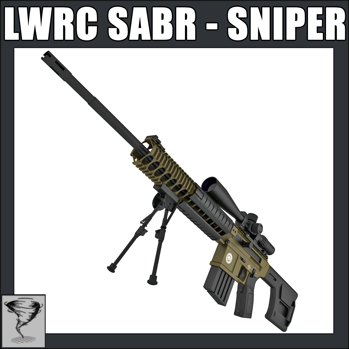 lwrc sabr rifles sniper 3d 3ds