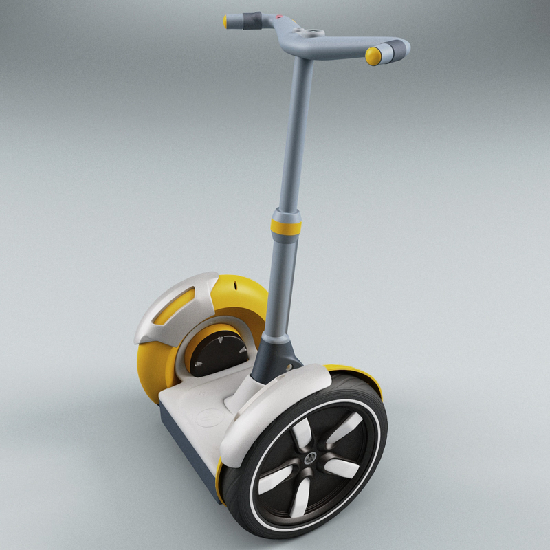 lightwave segway modelled