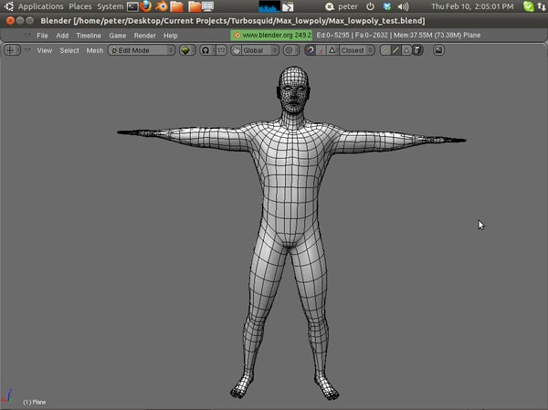 free 3ds model sculpted male