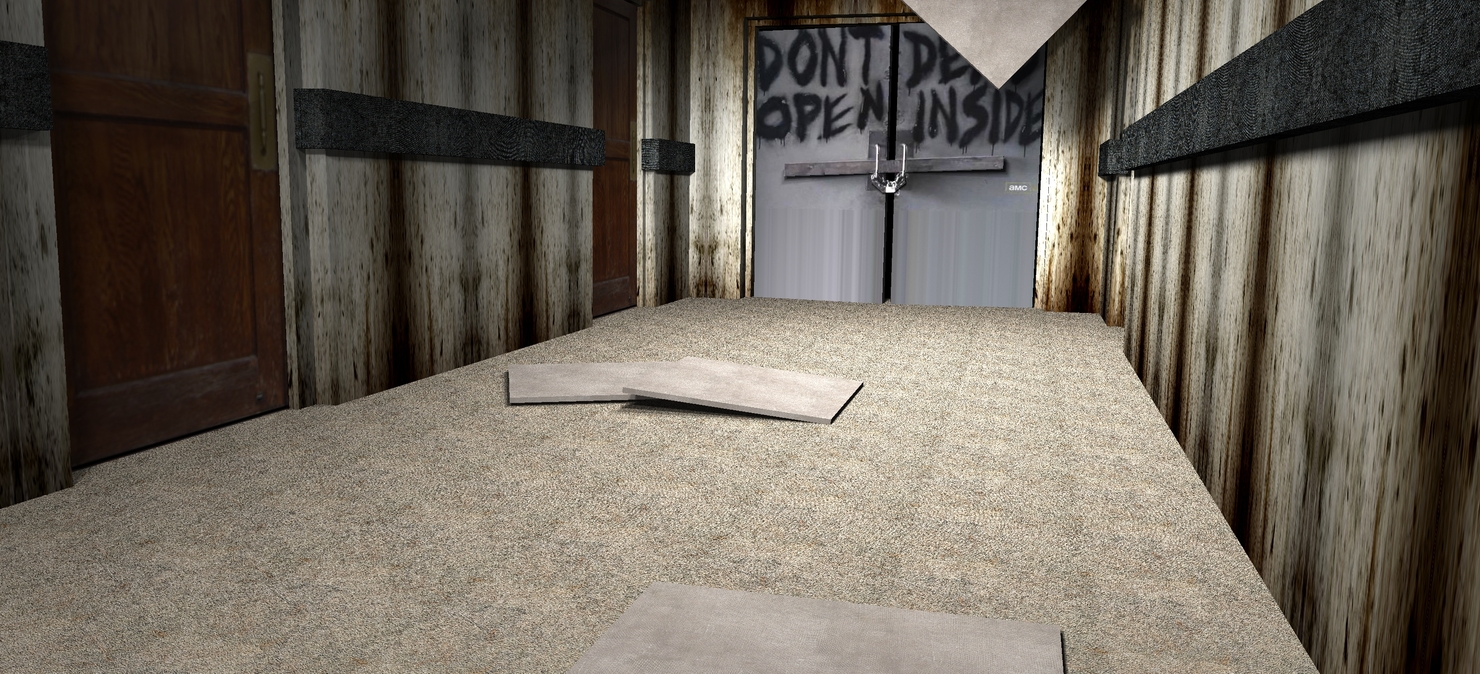 walking dead hospital dont 3d lwo