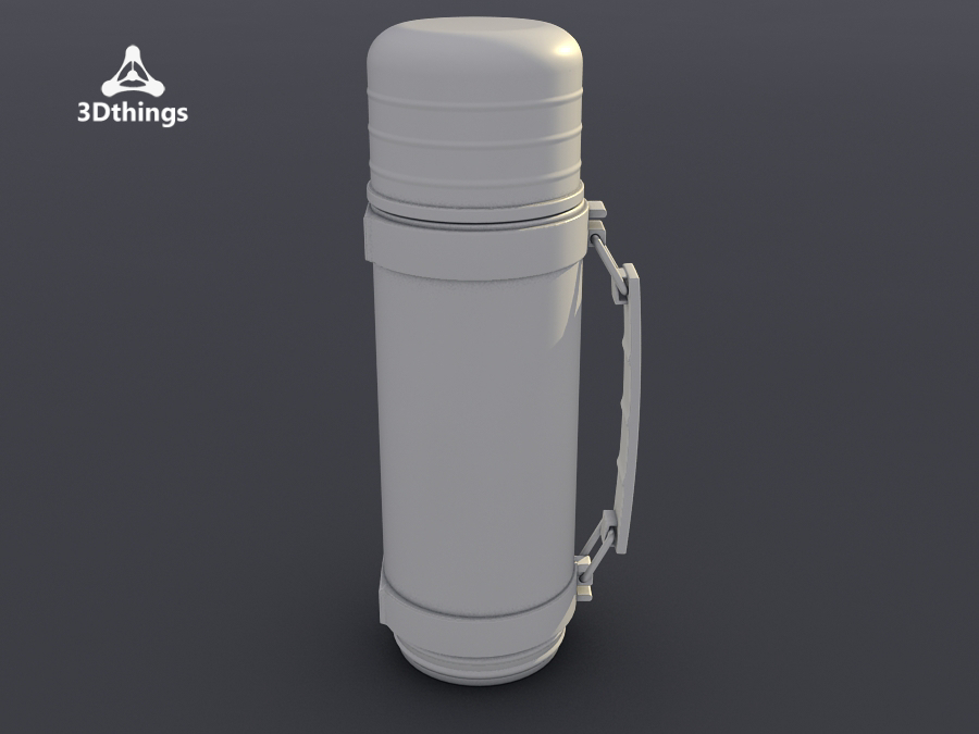 3d thermos model