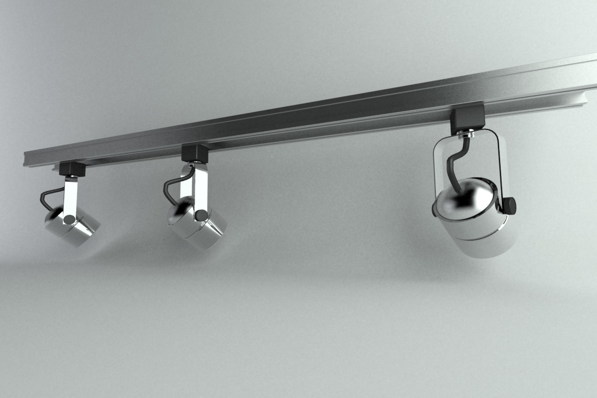 3ds max track light