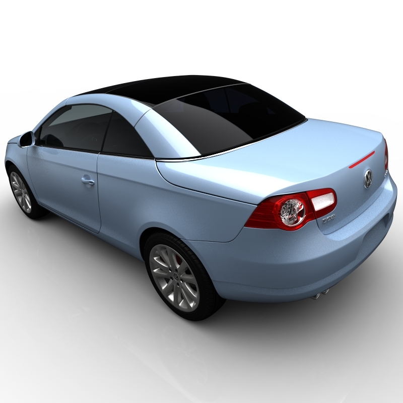 volkswagen eos 3d obj