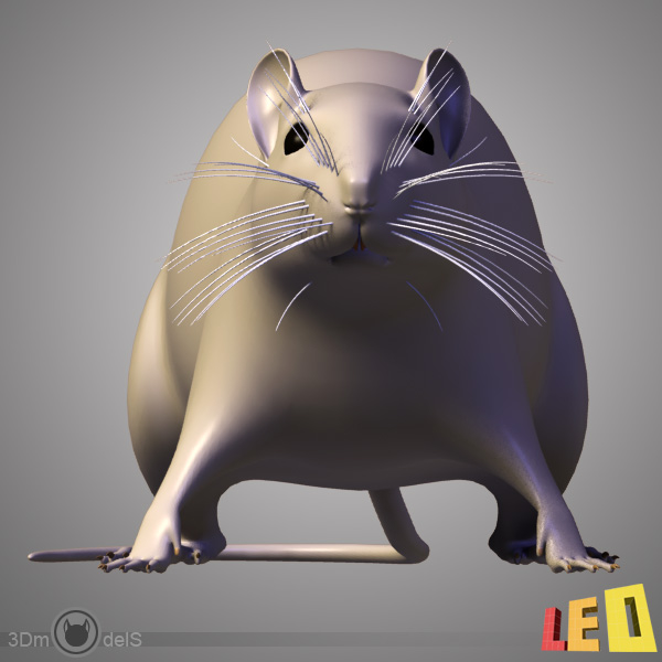 3d model rat