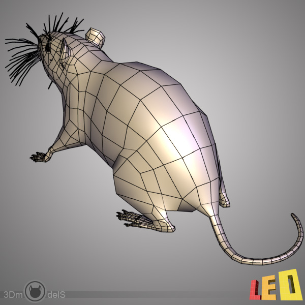 3d model rat