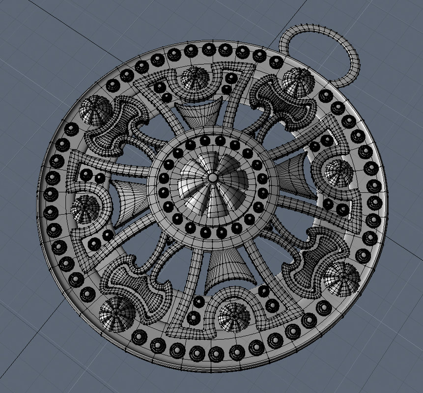 medallion 3d model